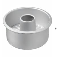 China RK Bakeware China Foodservice NSF Aluminum Chimney Shape Cake Pan Aluminum Angel Cake Pan for sale