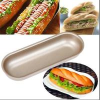 China RK Bakeware China Foodservice NSF Hot Dog Bun Pan Hotdog Bread Mould Nonstick Baking Pan for sale