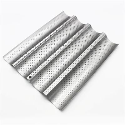 China RK Bakeware China Foodservice NSF Nonstick French Baguette Baking Tray for sale