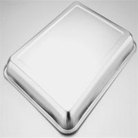 China RK Bakeware China Foodservice NSF Full Size 600X400 Perforated Aluminum Flat Plain Shee Bun Pans /Bread Baking Pans for sale