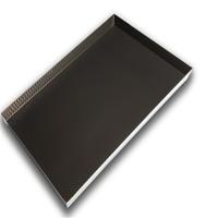 China RK Bakeware China Foodservice NSF Glazed Aluminum Bun Pan Flat Bar with Nonstick Coating Available for sale