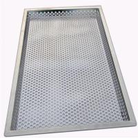 China RK Bakeware China Foodservice NSF Custom 4 Side Perforated 304 Stainless Steel Dry Tray for sale
