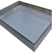 China RK Bakeware China Foodservice NSF Custom 4 Side Perforated 304 Stainless Steel Dry Tray for sale