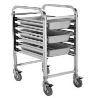 China RK Bakeware China Foodservice NSF Restaurant Gn1/1 Bakery Food Trolley/Mobile Stainless Steel Trolley for sale