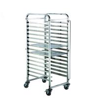 China Rk Bakeware China-800X600 Baking Tray Bakery Trolley Oven Rack for sale