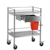 China RK Bakeware China Medical Hospital Dressing Stainless Steel Trolley Surgical Trolley with Drawers for sale
