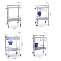 China RK Bakeware China Foodservice NSF Stainless Steel Hospital Medical Trolley with Drawers for sale
