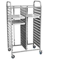 China RK Bakeware China Foodservice NSF High Standard Stainless Steel Knocked-Down Baking Tray Trolley Oven Rack for sale