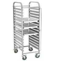 China RK Bakeware China Foodservice NSF High Standard Stainless Steel Knocked-Down Baking Tray Trolley Oven Rack for sale