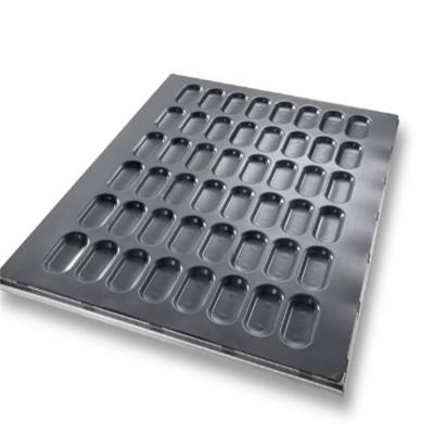 China RK Bakeware China Foodservice NSF Hoagie Bun Pan /Slider Bun Pan/Square Ciabatta Roll Baking Tray for sale