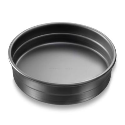 China RK Bakeware China Foodservice NSF 9 Inch Anodized Aluminum Round Perforated Pizza Pan for sale