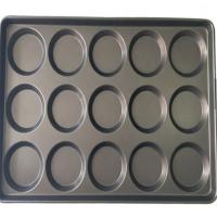 China RK Bakeware China Foodservice NSF Glaze Nonstick 4.5 Inch and 5 Inch Hamburger Bun Baking Tray for sale