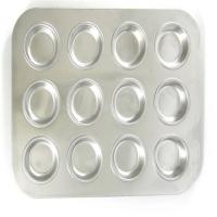 China RK Bakeware China Foodservice NSF 12 Cups Aluminium Muffin Pan and Cupcake Tray for sale