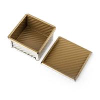 China Customized Size Corrugated Pullman Bread Loaf Pan for sale