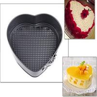 China RK Bakeware China Foodservice NSF Aluminum Heart Shape Cake Pan Cheesecake Pan Cake Mould for sale