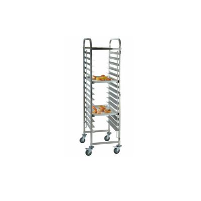 China RK Bakeware China Foodservice NSF Bakery Cooling Rack Baking Tray Trolley Oven Rack With 15 Trays for sale