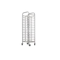China RK Bakeware China Foodservice NSF Bakery Cooling Rack Baking Tray Trolley Oven Rack With 15 Trays for sale