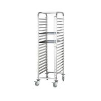 China RK Bakeware China Foodservice NSF Stainless Steel Oven Tray Rack Bakery Baking Trolley for sale