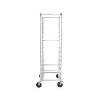 China RK Bakeware China Foodservice NSF Stainless Steel Knocked-Down Mobile Tray Trolley for sale