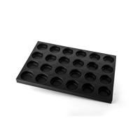 China Rk Bakeware China-Slicone Glazed Cupcake Muffin Custard Cake Baking Tray for Industrial Cupcake Lines for sale