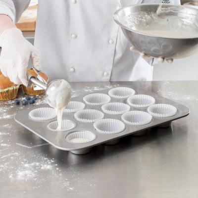 China RK Bakeware China Foodservice NSF Mini Crown Cake Pan Square Muffin Cupcake Baking Pan for sale