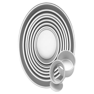 China RK Bakeware China Foodservice NSF Aluminum Commercial Loose Bottom Cake Pan Cake Mould Cake Tin for sale