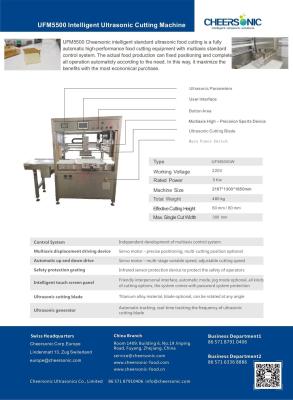 China Ultrasonic Sandwich Cutting Machine for 7 Eleven Sandwich Manufacturer for sale