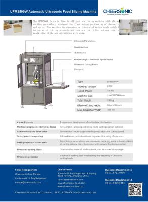 China Cutting Tofu Cubes Ultrasonic Cheesecake Cutting Machine for sale