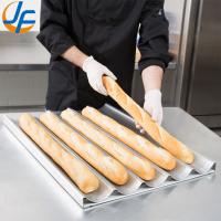 China RK Bakeware China Foodservice NSF 10 Slots Glaze Aluminum Baguette Baking Tray for sale