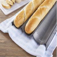 China RK Bakeware China Foodservice NSF Glaze Aluminum  Mini Loaf Baguette Baking Tray for sale