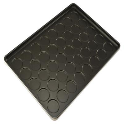 China RK Bakeware China Foodservice NSF 42445 Glazed Aluminized Steel 24 Mold  Clustered Hamburger Bun Baking Tray for sale