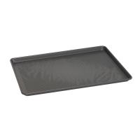 China RK Bakeware China Foodservice NSF 41005 Glazed Aluminized Steel 15 Mold Hamburger Bun Baking Tray Muffin Top Pan for sale