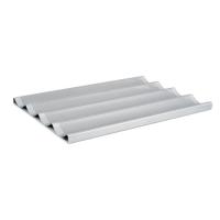 China RK Bakeware China Foodservice NSF 5 Loaf Glazed Aluminum Baguette Baking Tray French Bread Pan for sale