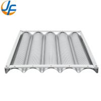 China RK Bakeware China Foodservice NSF 5 Loaf Nonstick Aluminum Eurogliss Baguette Baking Tray/ French Bread Pan for sale