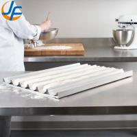 China RK Bakeware China Foodservice NSF 5 Loaf Nonstick Aluminum Eurogliss Baguette Baking Tray/ French Bread Pan for sale