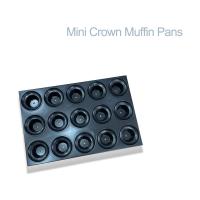 China RK Bakeware China Foodservice NSF Custom Commercial Nonstick Glaze Mini Crown Muffin Tray for sale