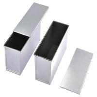 China RK Bakeware China Foodservice NSF 1200g 1000g 600g 450g Nonstick Coating Aluminum Pullman Bread Pan Mould for sale