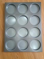 China RK Bakeware China Foodservice NSF Aluminum Hard Anodized Coat Pizza Baking Tray For Industrial Bakery for sale