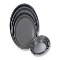 China RK Bakeware China Foodservice NSF Aluminum Hard Anodized Coat Pizza Baking Tray For Industrial Bakery for sale