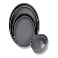 China RK Bakeware China Foodservice NSF Aluminum Hard Anodized Coat Pizza Baking Tray For Industrial Bakery for sale