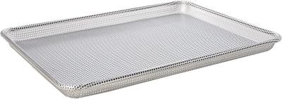 China RK Bakeware China Foodservice NSF Glaze 16 Gauge Aluminum Fully Perforated Sheet Bun Pan Full Size for sale