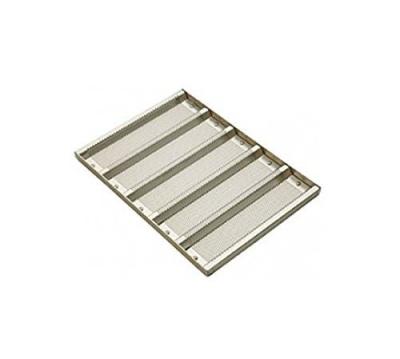 China Rk Bakeware China Foodservice 902505 Sub Roll Bread Pan, 5 Molds Per Pan for sale
