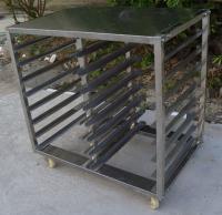 China RK Bakeware China Foodservice NSF Stainless Steel Food Cart Oven Rack for sale