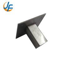 China Customized Aluminum Dining Desk Furniture Square Tube Table Legs Support Leg for sale