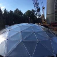 China Aluminum Geodesic Dome Roofs Storage Tank Aluminum Dome Roofs for Tanks for sale