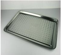 China RK Bakeware China Foodservice NSF 16 Inch Aluminum Pizza Screen and Aluminum Pizza Pan for sale