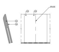 China Aluminum Geodesic Dome Roofs NBR Lip Profile Floating Roof Tank for sale