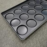 China 15 Cavities Baking Toast Bread Pan 4 Inch Hamburger Pan 40*60cm baking pan For Baking Burger Tray for sale