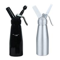 China 250ml aluminum hand cream dispenser parts custom whipped cream dispenser 250ml for sale