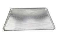 China Full perforated baking bread pan burger or hamburger or hot dog non-stick bun baking pan aluminium bread pan for sale